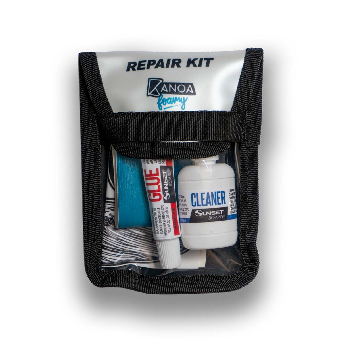 KANOA Foamy Repair Kit for softboards with glue, rail tape & vinyl skin ...